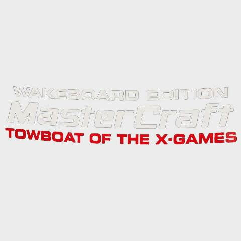 MasterCraft Boat Decal Sticker | OEM Wakerboard Edition Towboat X-Games ...