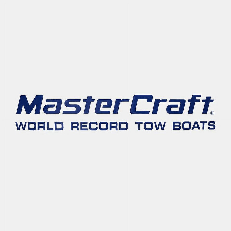 MasterCraft Boat Decal Sticker | World Record Tow Boats Blue - Walmart.com