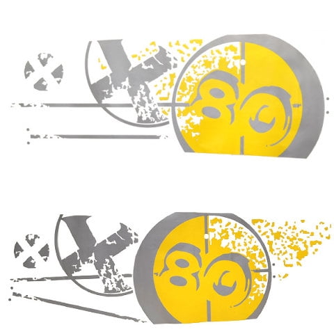 MasterCraft Boat Graphic Decal 750294 | X80 Sunrise Yellow (2 PC ...