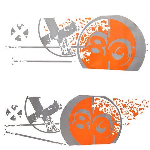 MasterCraft Boat Graphic Decal 750297 | X80 Turn Buoy Orange (2 PC ...
