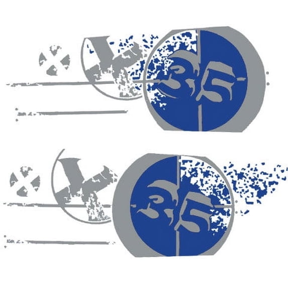 MasterCraft Boat Graphic Decal 758058 | X35 Mediterranean Blue (2 PC ...