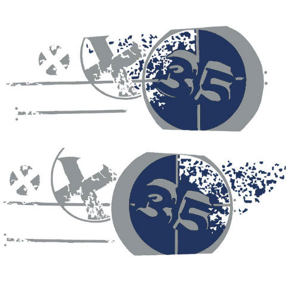 MasterCraft Boat Graphic Decal 758065 | X35 Navy Blue (Set of 2 ...