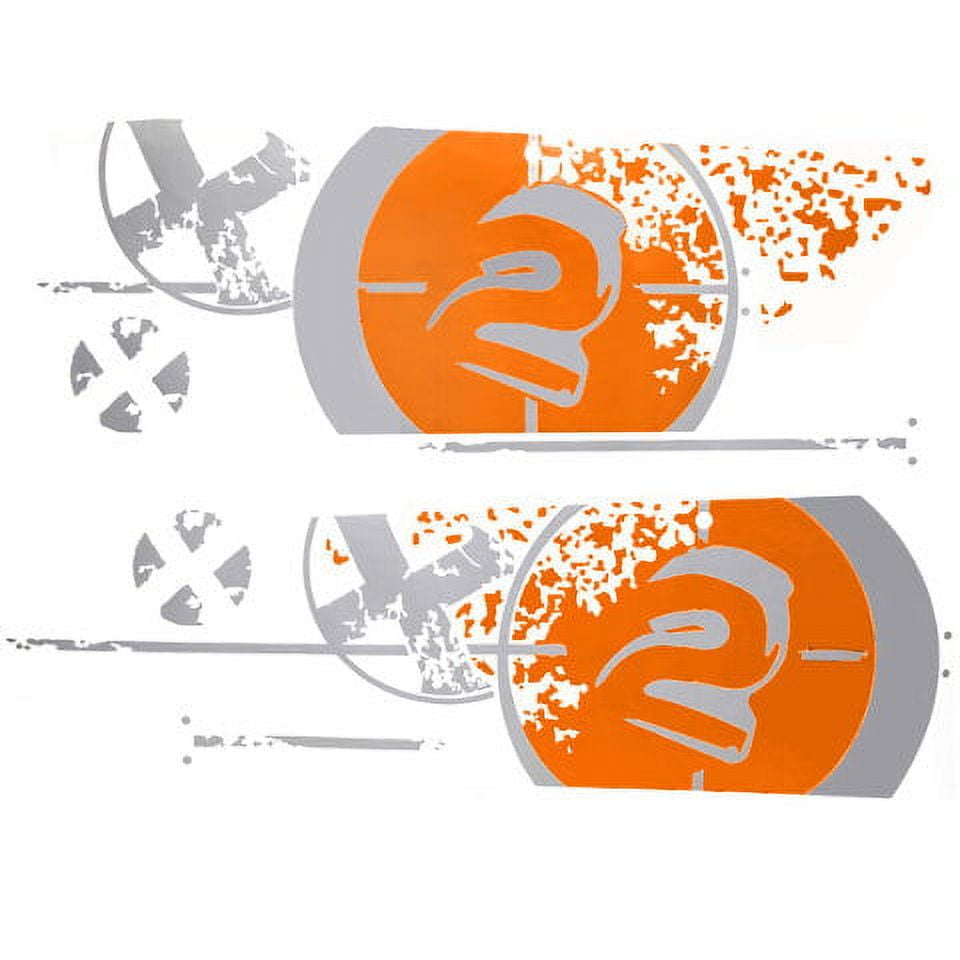 MasterCraft Boat Graphic Decals 750257 | X-2 Orange Gray (2 PC ...