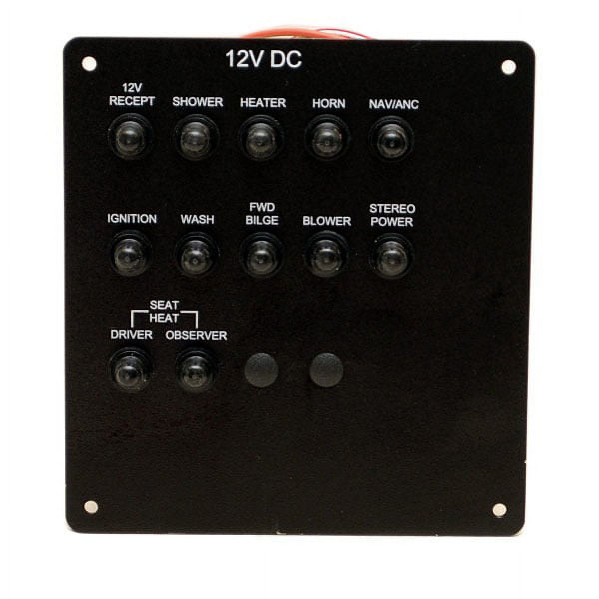 MasterCraft Boat Helm Breaker Panel 241-05013-P | 12 Volt 7 x 6 1/2 ...