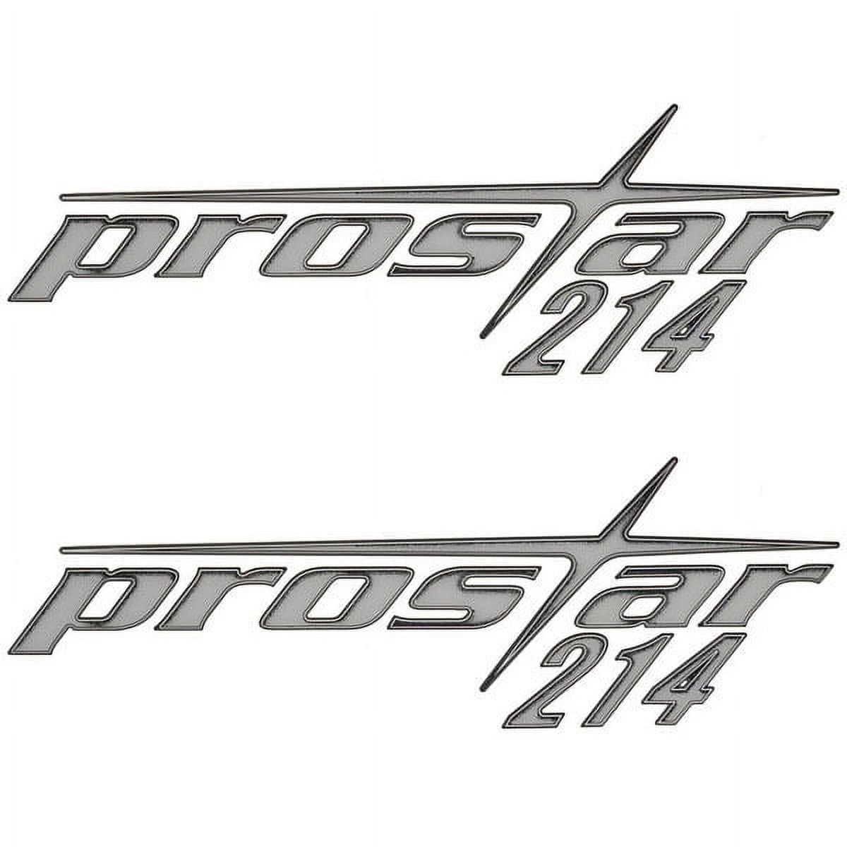 MasterCraft Boat Raised Decal 750037 | OEM ProStar 214 Silver (Pair ...