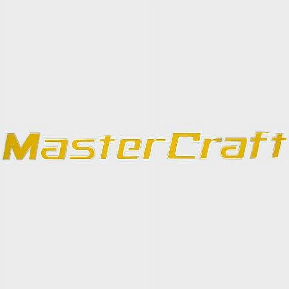 MasterCraft Boat Raised Decal Sticker 758002 | Yellow Silver 53 x 5 In ...