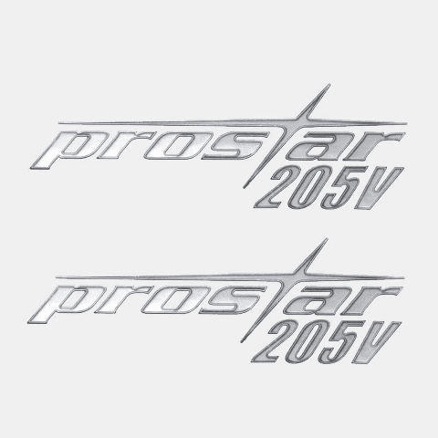 MasterCraft Boat Raised Decals | ProStar 205V Logo Stickers (Pair ...