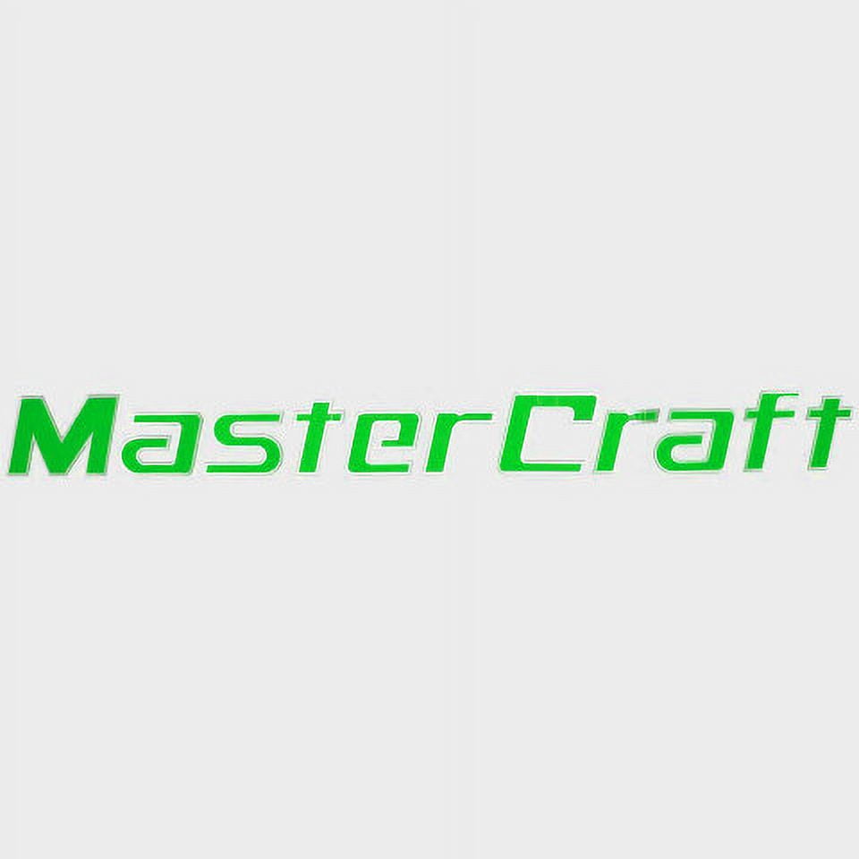 MasterCraft Boat Raised Emblem Decal 758008 | Logo Lime Green Sticker ...