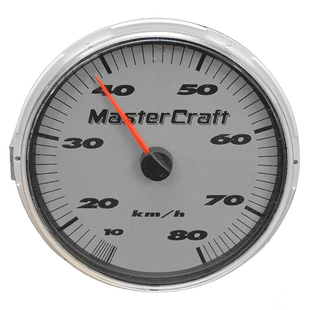 MasterCraft Boat Speedometer 504472 | Medallion 80 KMH 4 1/4 Inch ...