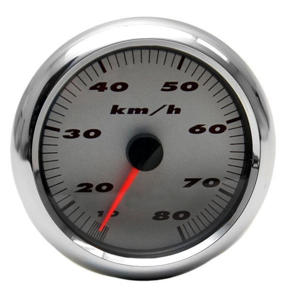 MasterCraft Boat Speedometer Gauge | Medallion 80 km/h Silver - Walmart.com