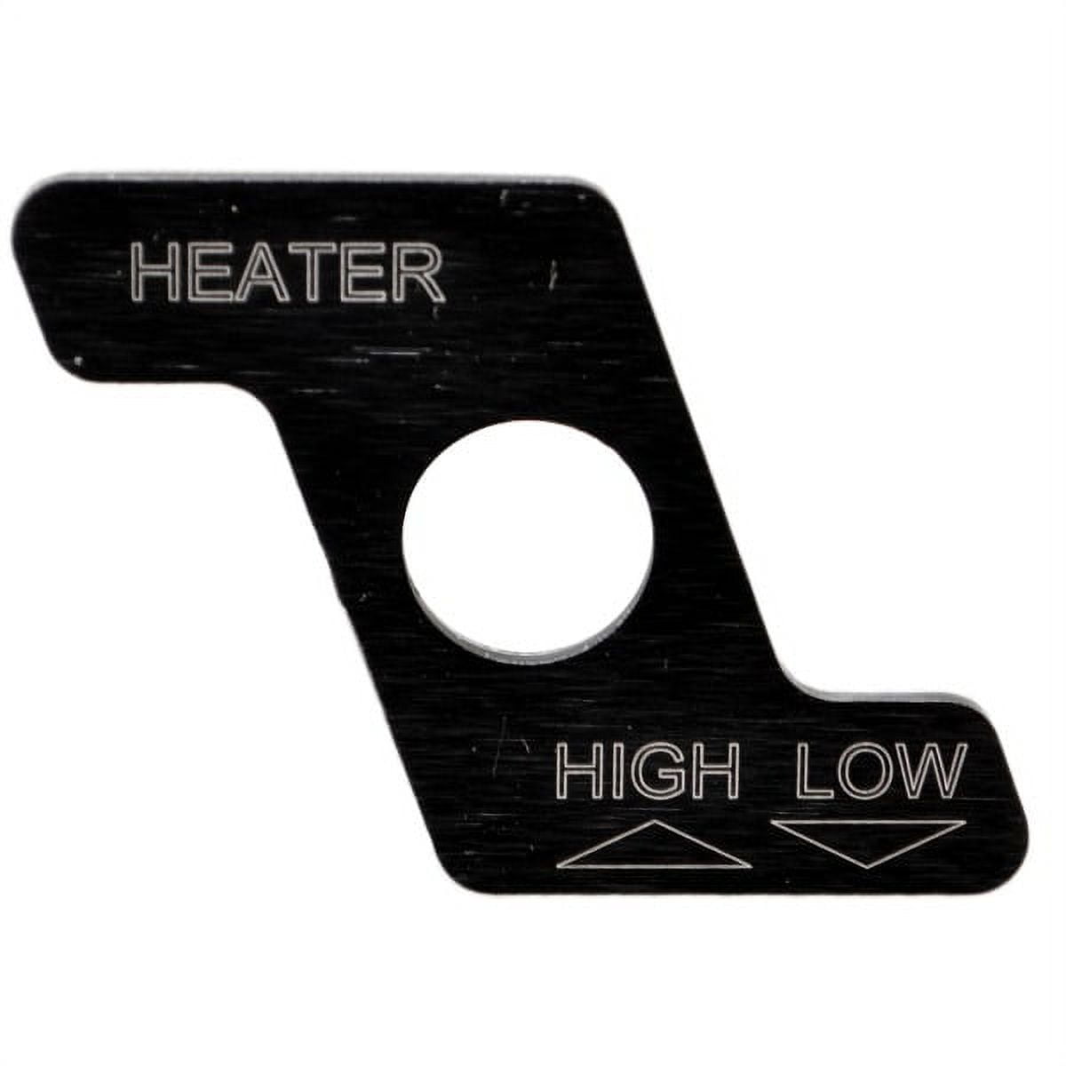 MasterCraft Boat Switch Plate | Seat Heater High Low Black Panel ...