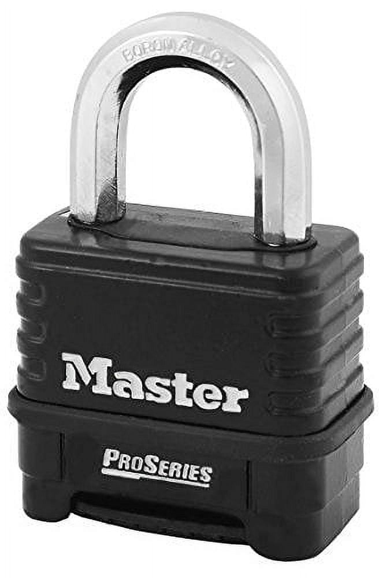 Master Lock Combination Padlock, Die Cast Body, Resettable 4-Digit ...