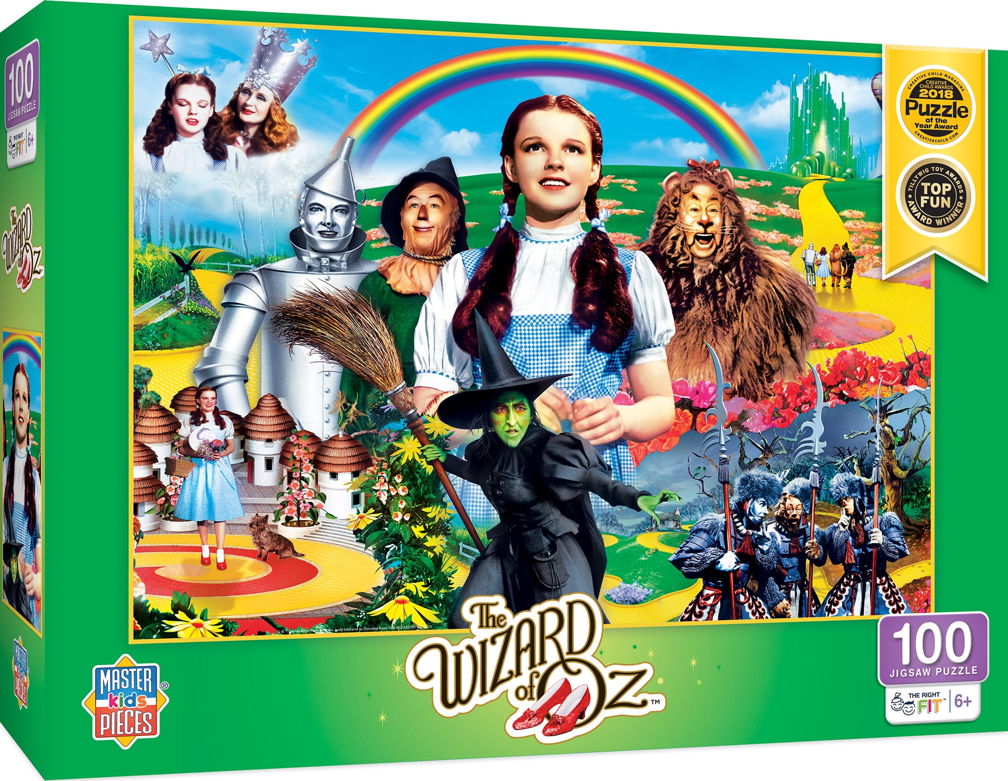 MasterPieces 100 Piece Jigsaw Puzzle - Wonderful Wizard of Oz - 14"x19 ...