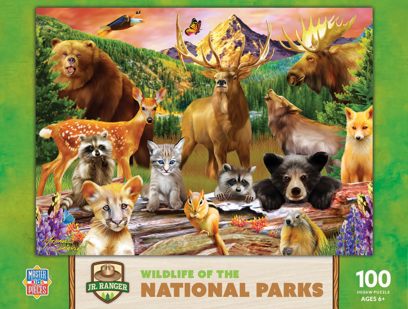 Buffalo Games National Park Badges 2000 Piece Jigsaw Puzzle - Walmart.com