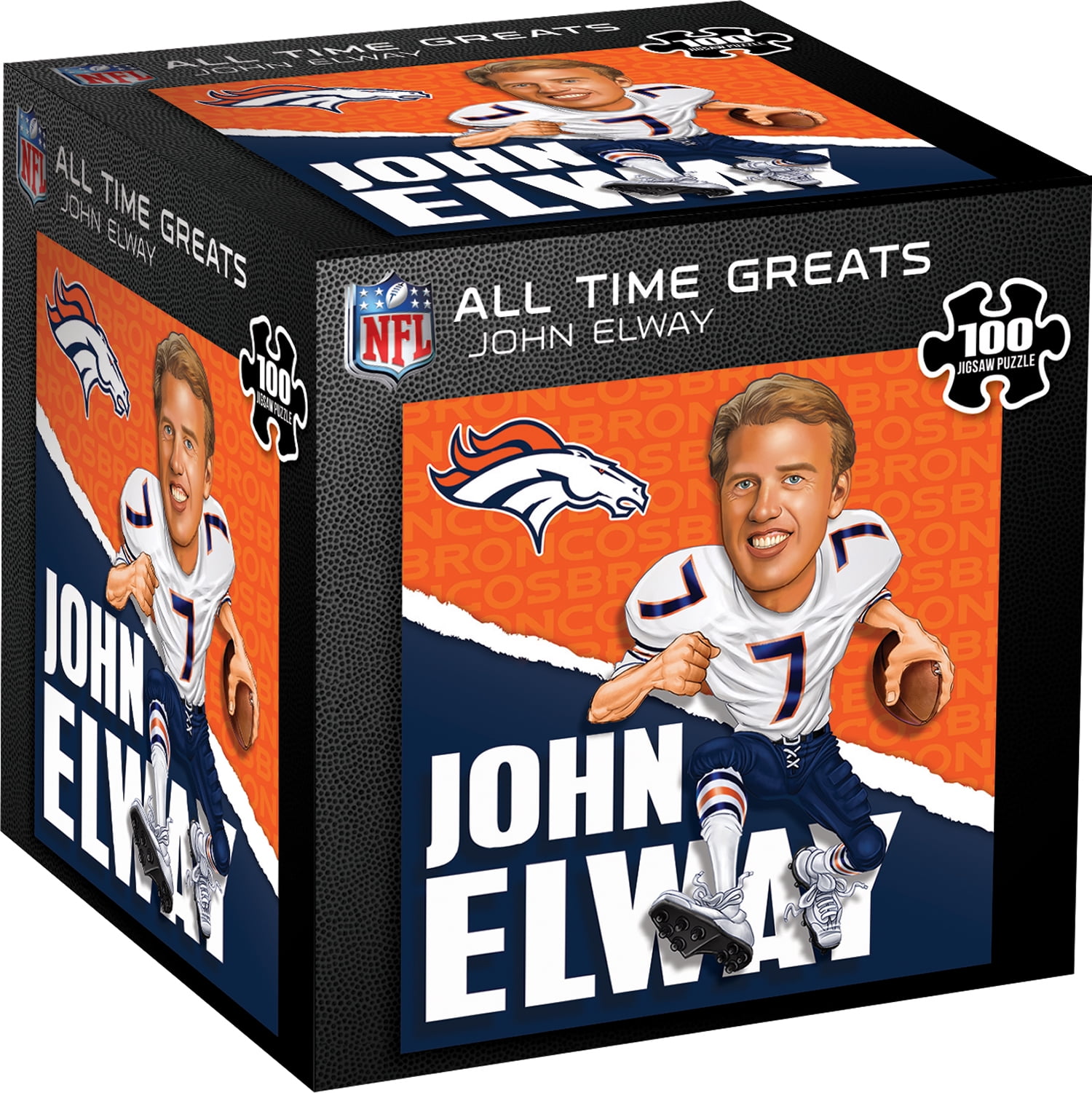 MasterPieces 100 Piece Puzzle - Denver Broncos All-Time Greats - John ...