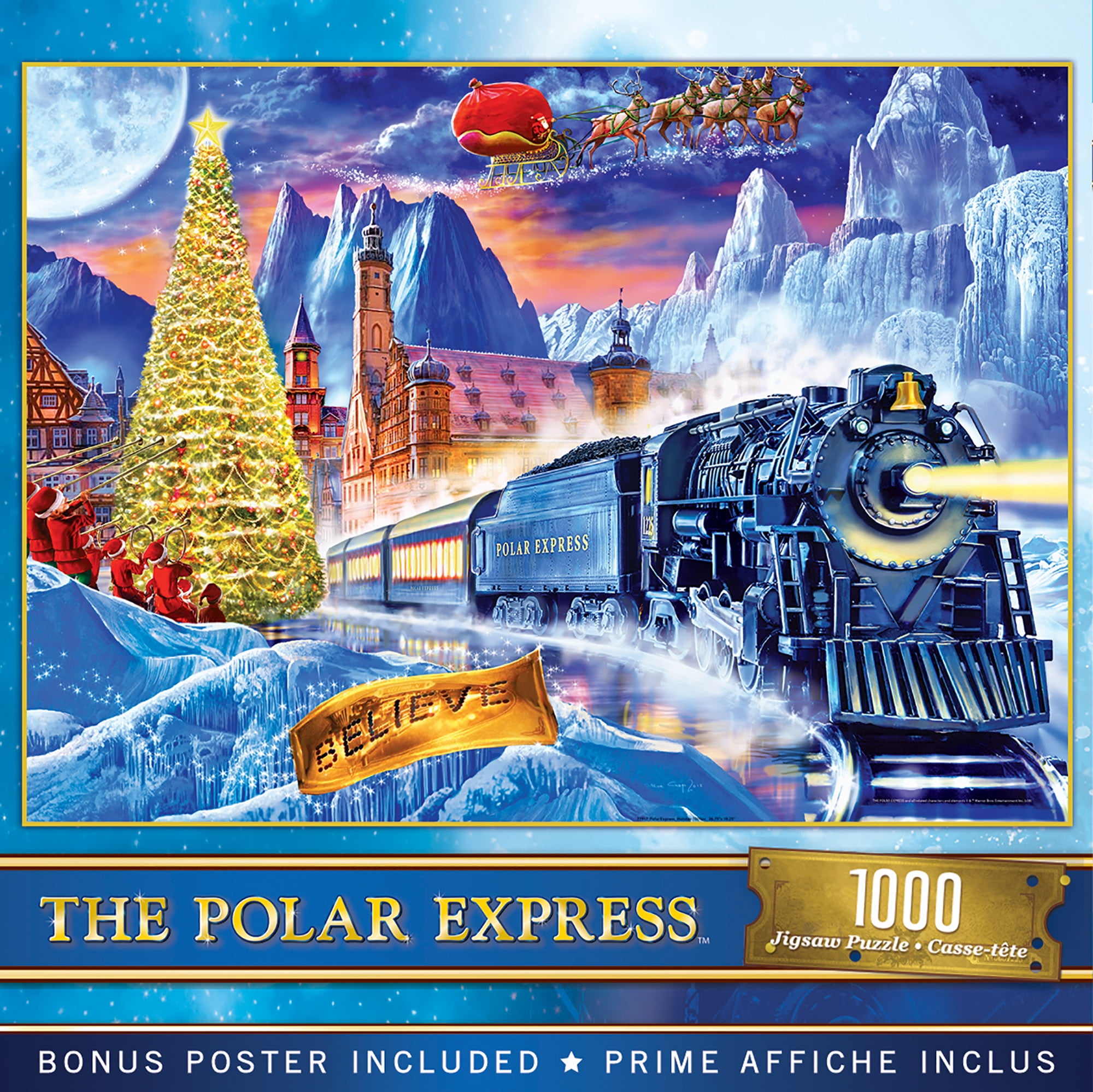 MasterPieces 1000 Piece Christmas XMAS Holiday Adult Jigsaw Puzzle ...