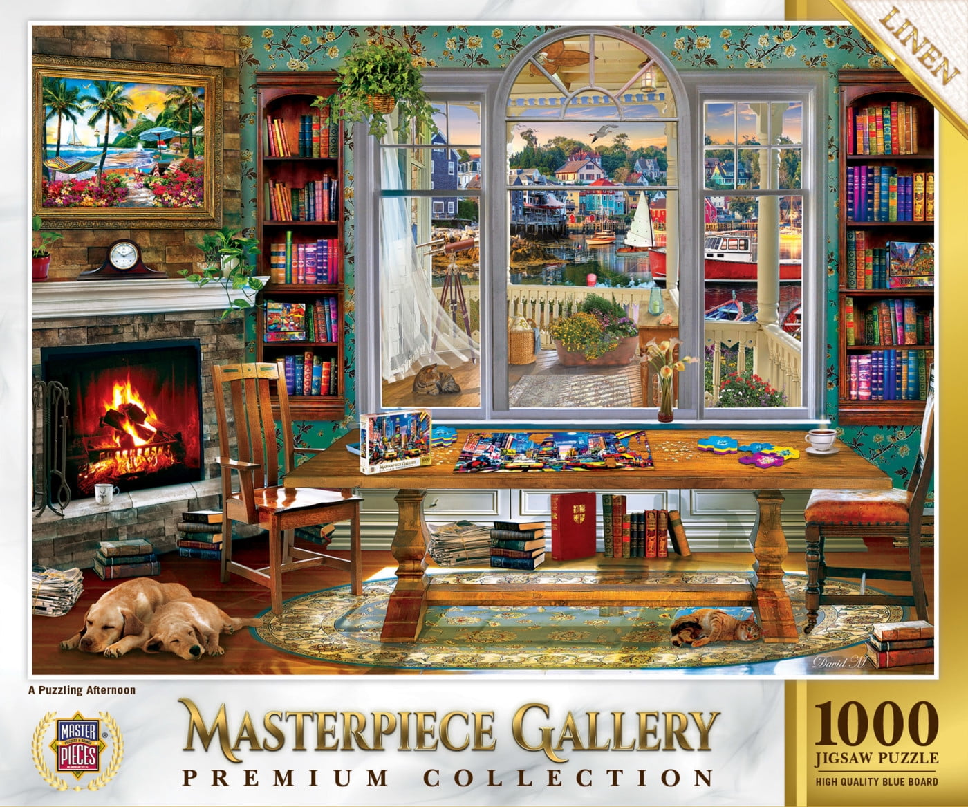 MasterPieces 1000 Piece Jigsaw Puzzle - A Puzzling Afternoon - 26.8"x19 ...
