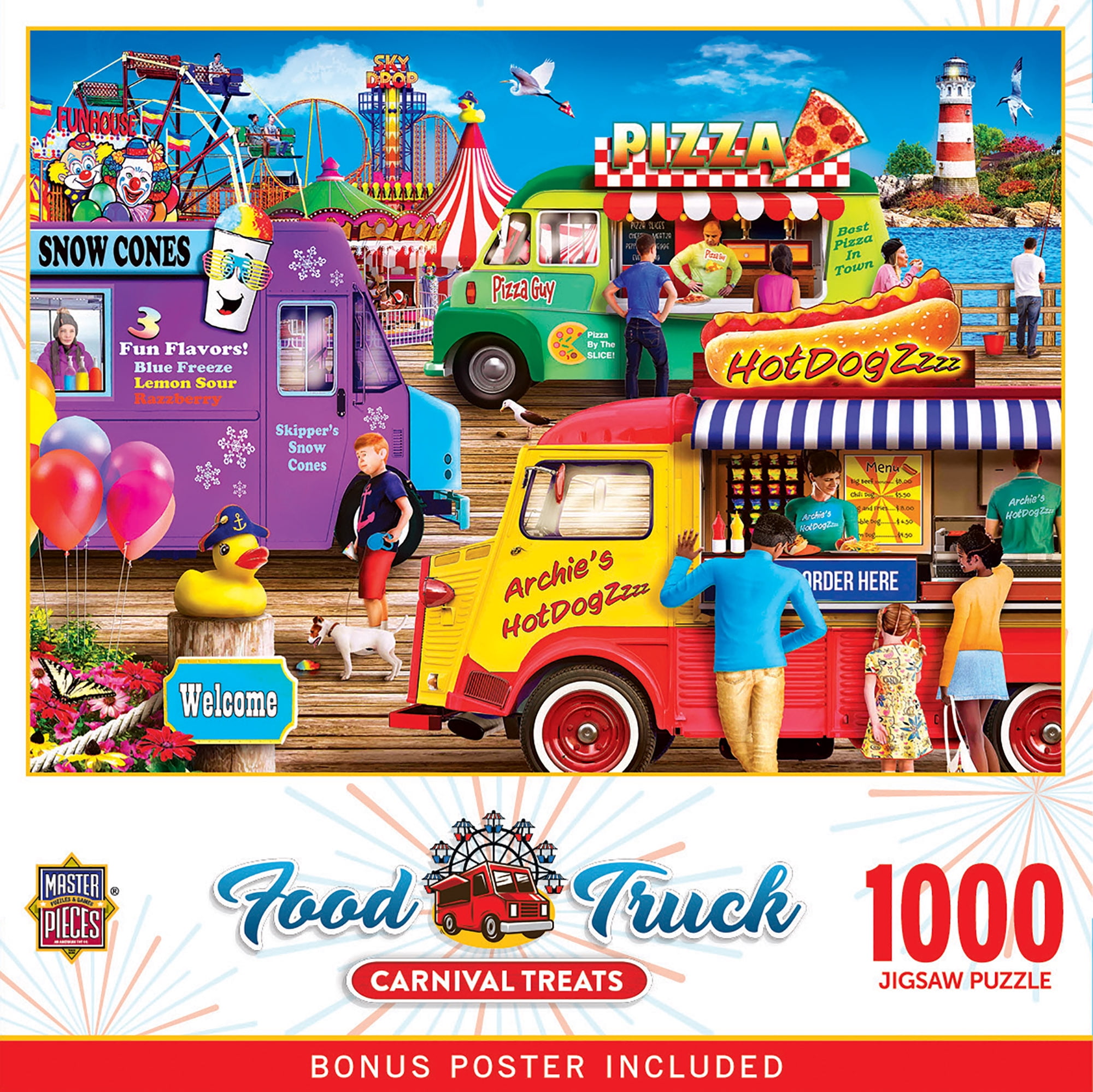 MasterPieces 1000 Piece Jigsaw Puzzle - Carnival Treats - 19.25"x26.75 ...