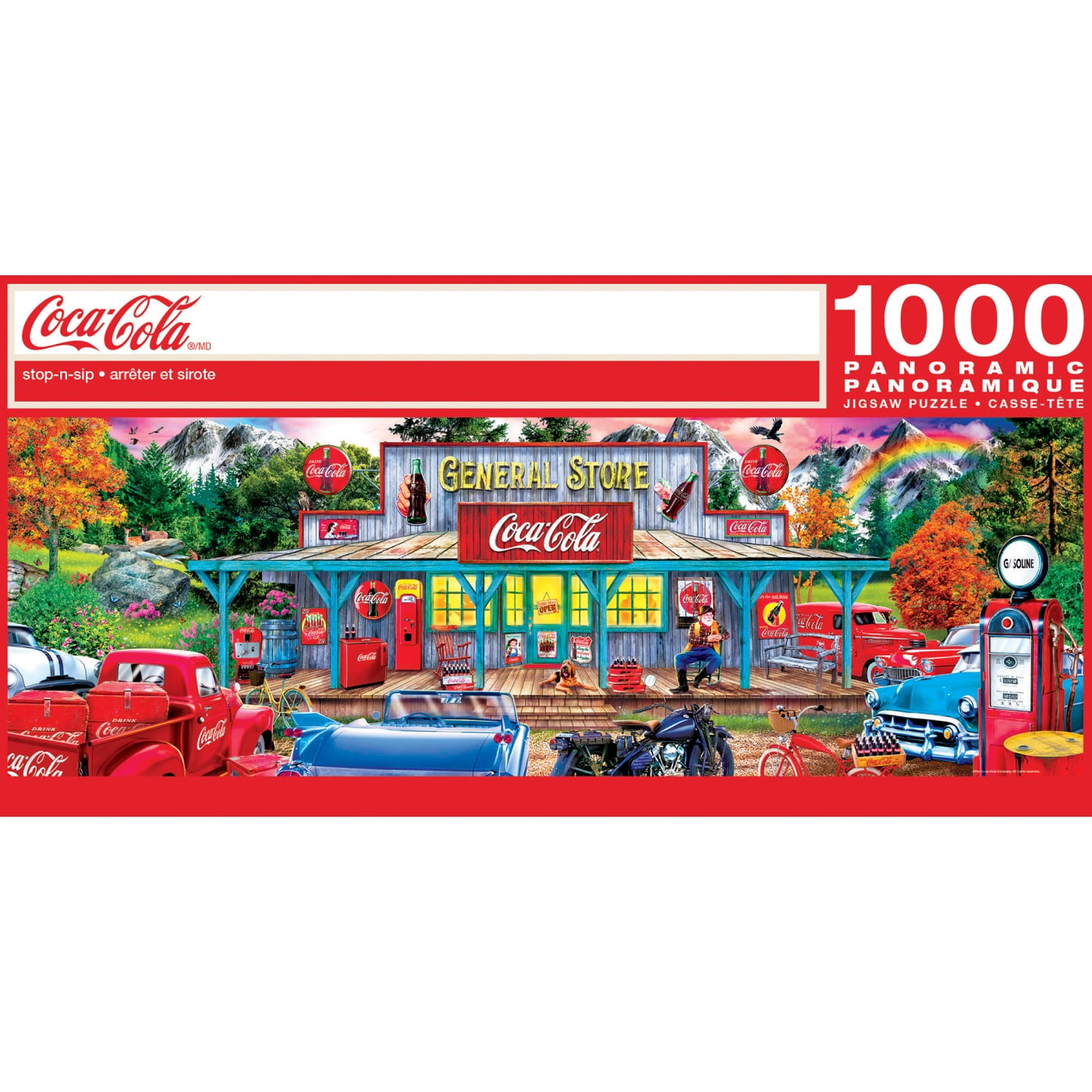 MasterPieces 1000 Piece Jigsaw Puzzle - Coca-Cola Stop n Sip - 13"x39 ...