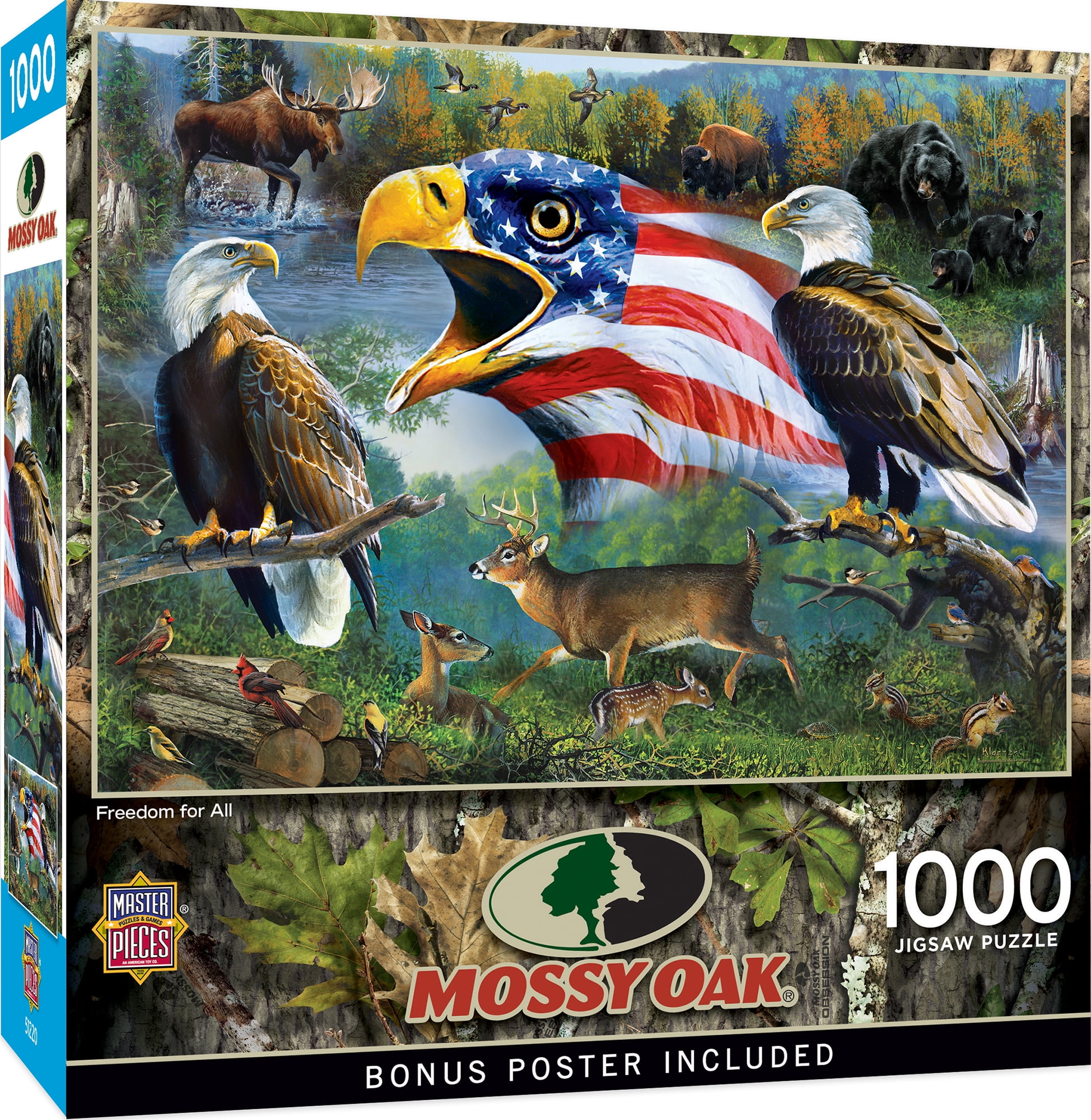 MasterPieces 1000 Piece Jigsaw Puzzle - Freedom for All - 19.25"x26.75 ...