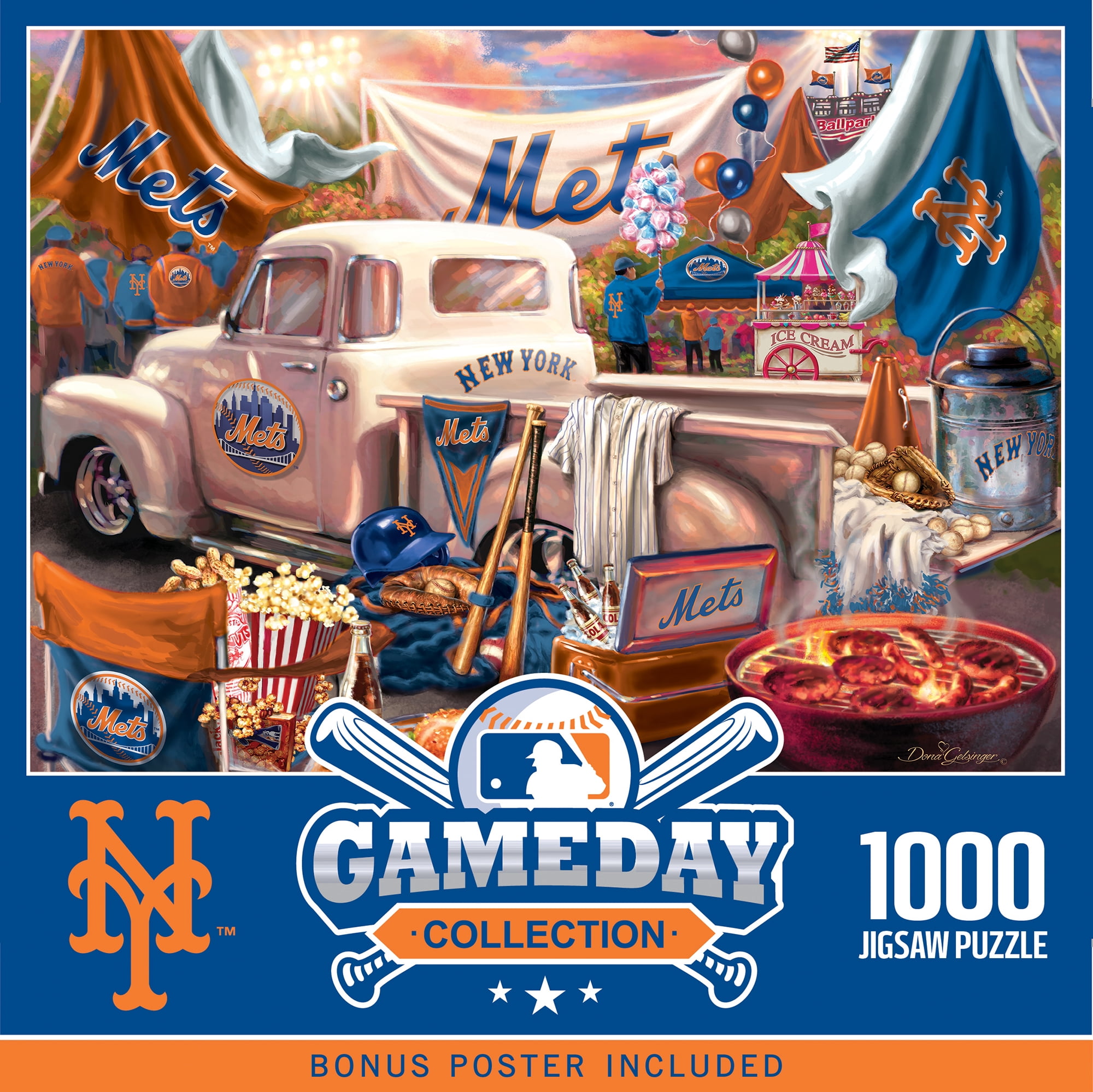 MasterPieces 1000 Piece Jigsaw Puzzle - MLB New York Mets Gameday ...