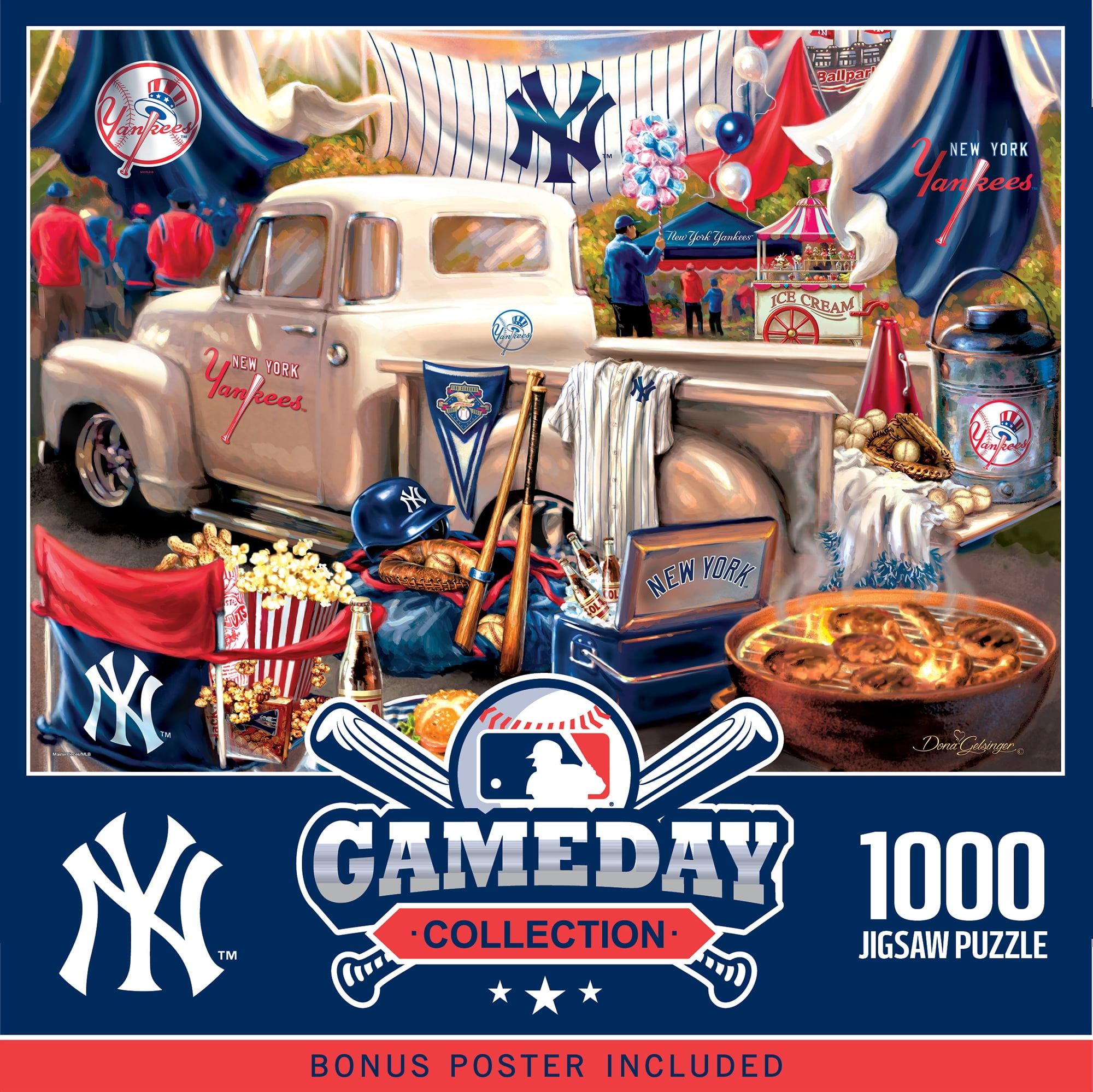 MasterPieces 1000 Piece Jigsaw Puzzle - MLB New York Yankees Gameday ...