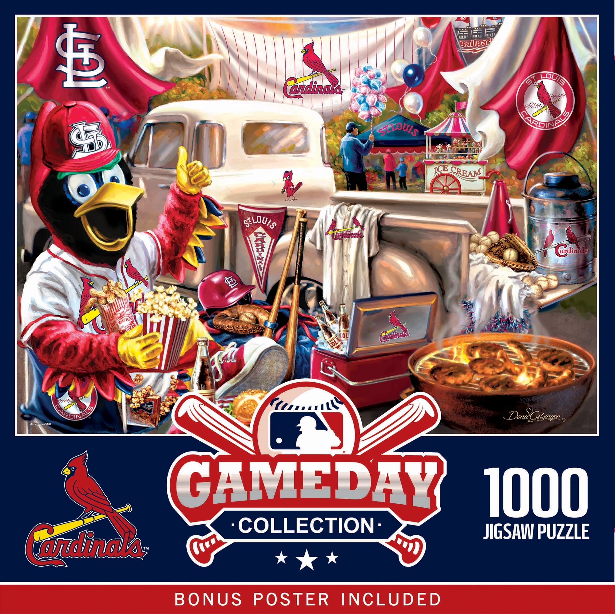 MasterPieces 1000 Piece Jigsaw Puzzle - MLB St. Louis Cardinals Gameday ...