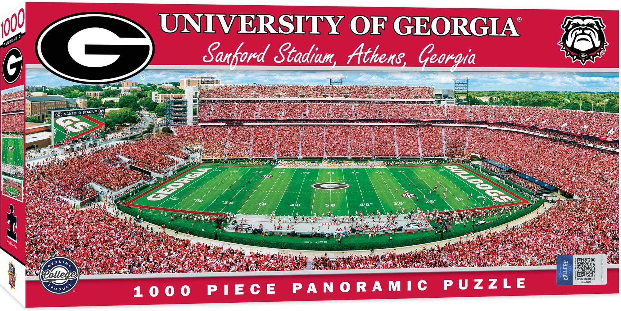 MasterPieces - 1000 Piece Jigsaw Puzzle, NCAA Georgia Bulldogs ...