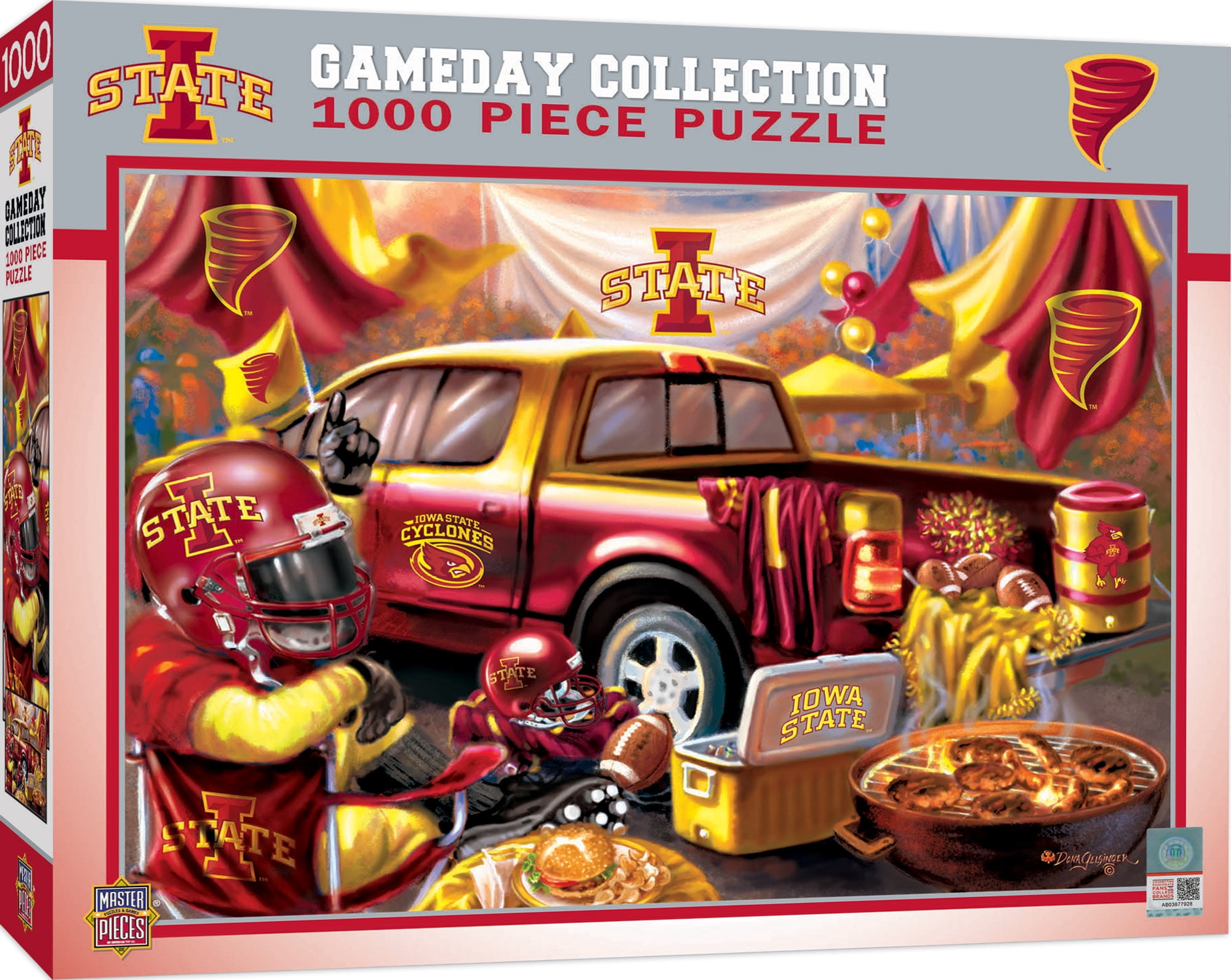 MasterPieces 1000 Piece Jigsaw Puzzle - NCAA Iowa State Cyclones ...