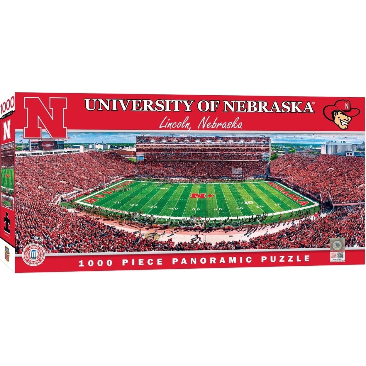 MasterPieces Panoramic Puzzle - NCAA Nebraska Cornhuskers Center View ...