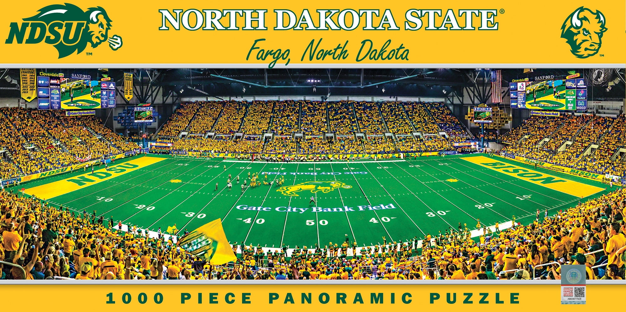 MasterPieces - 1000 Piece Jigsaw Puzzle, NCAA North Dakota State Bison ...