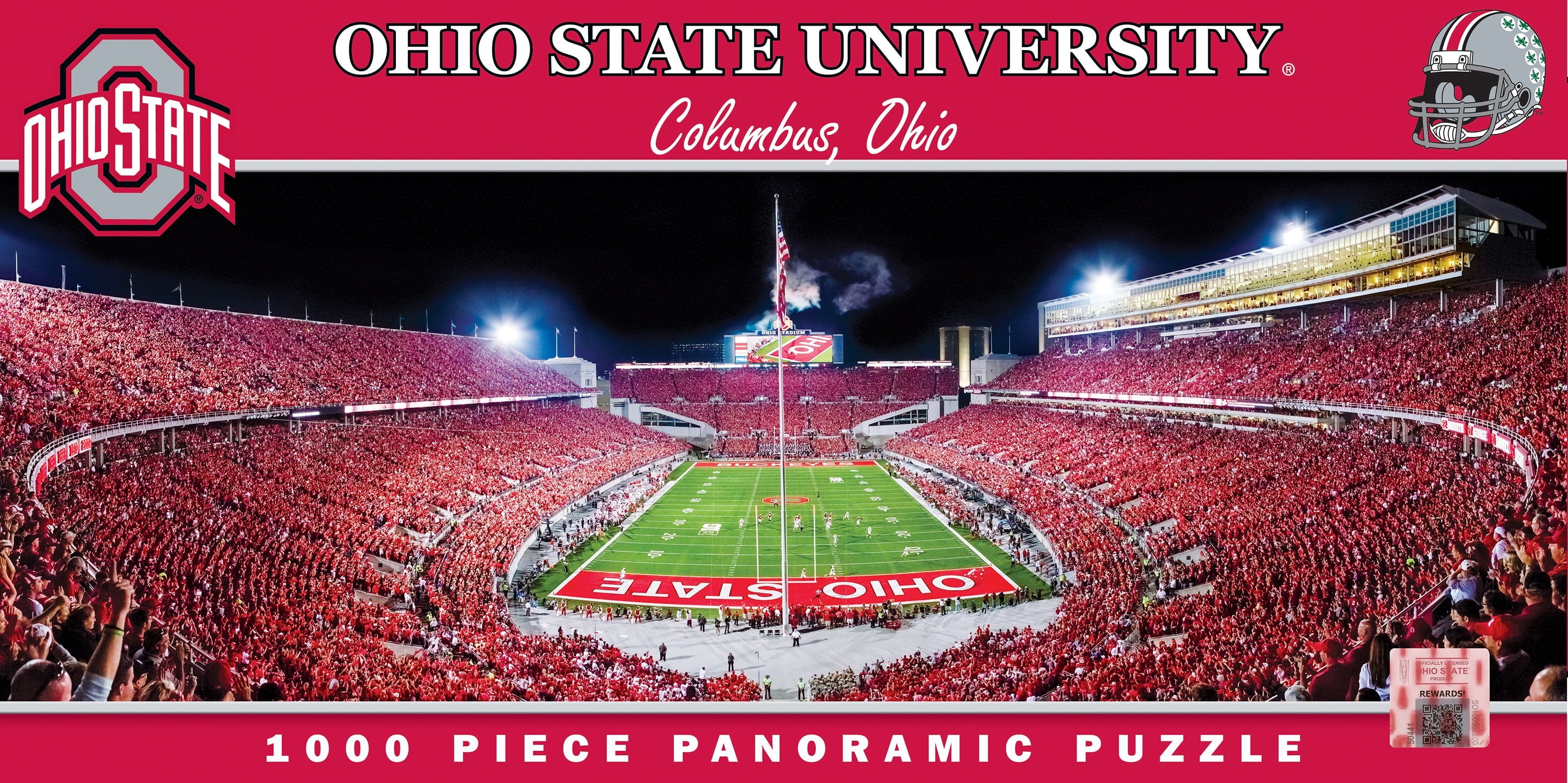 MasterPieces NCAA Ohio State Buckeyes 1000 Piece Panoramic Jigsaw ...