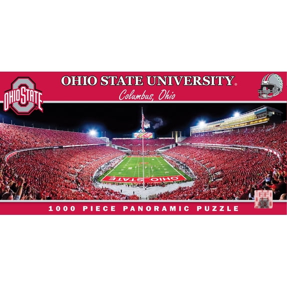 MasterPieces 1000 Piece Jigsaw Puzzle, Ohio State NCAA, 13" x39 ...