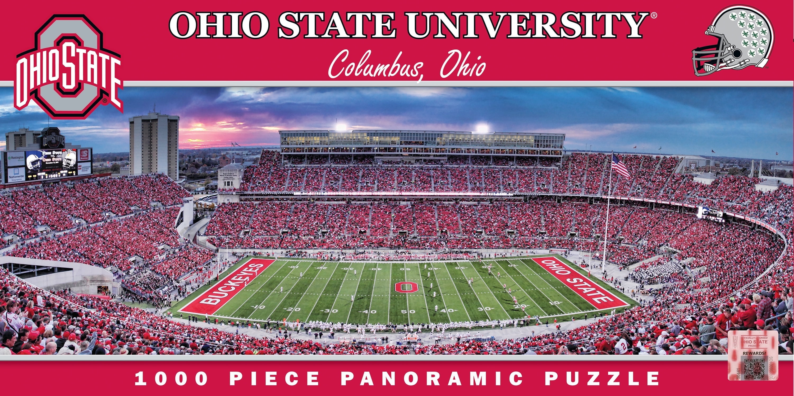 MasterPieces - 1000 Piece Jigsaw Puzzle, NCAA Ohio State Buckeyes ...