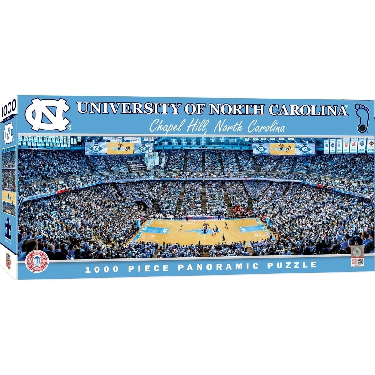 MasterPieces Sports Panoramic Puzzle - NCAA UNC Tar Heels Basketball ...