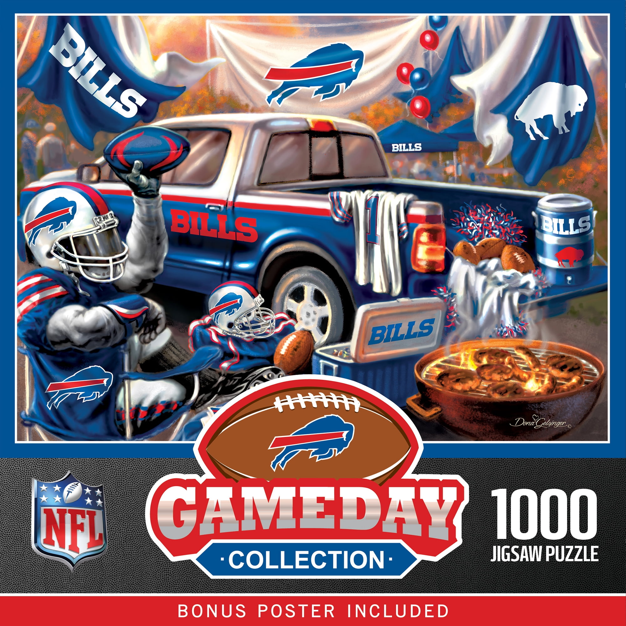 MasterPieces 1000 Piece Jigsaw Puzzle - NFL Buffalo Bills Gameday ...