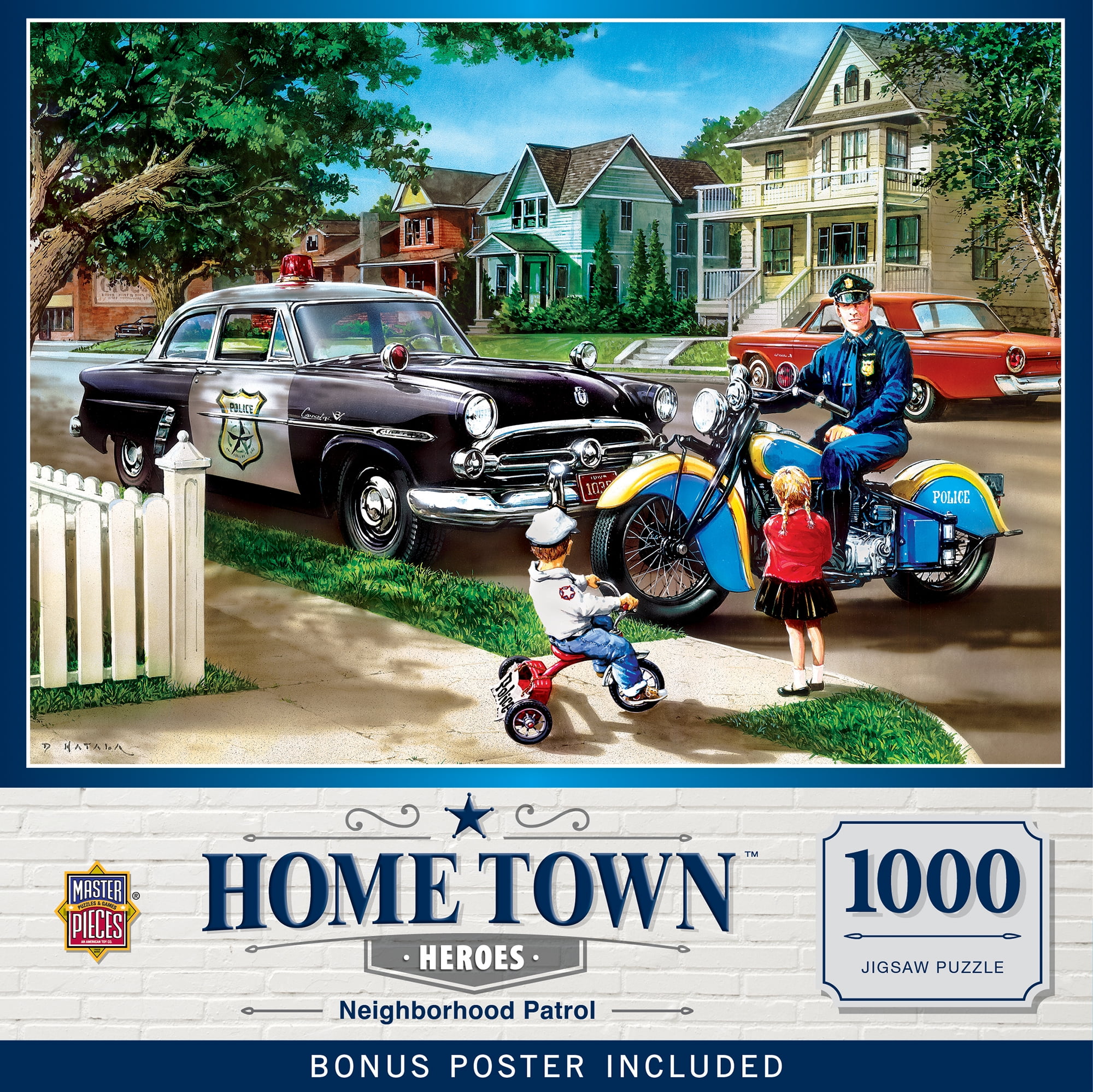 MasterPieces 1000 Piece Jigsaw Puzzle - Neighborhood Patrol - 19.25"x26 ...