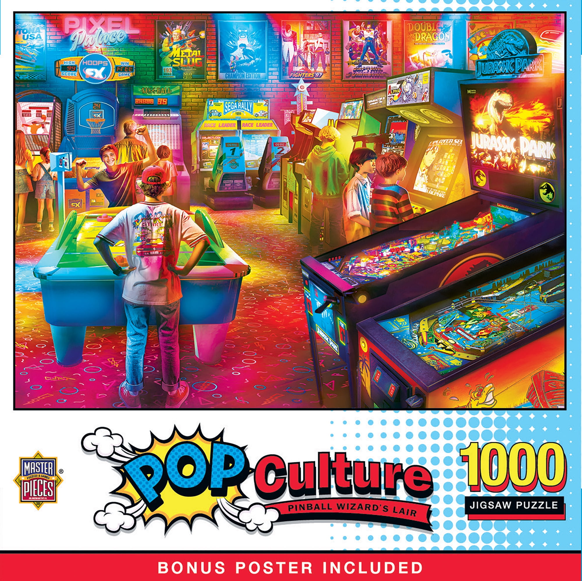 MasterPieces 1000 Piece Jigsaw Puzzle - Pinball Wizard's Lair - 19.25 ...