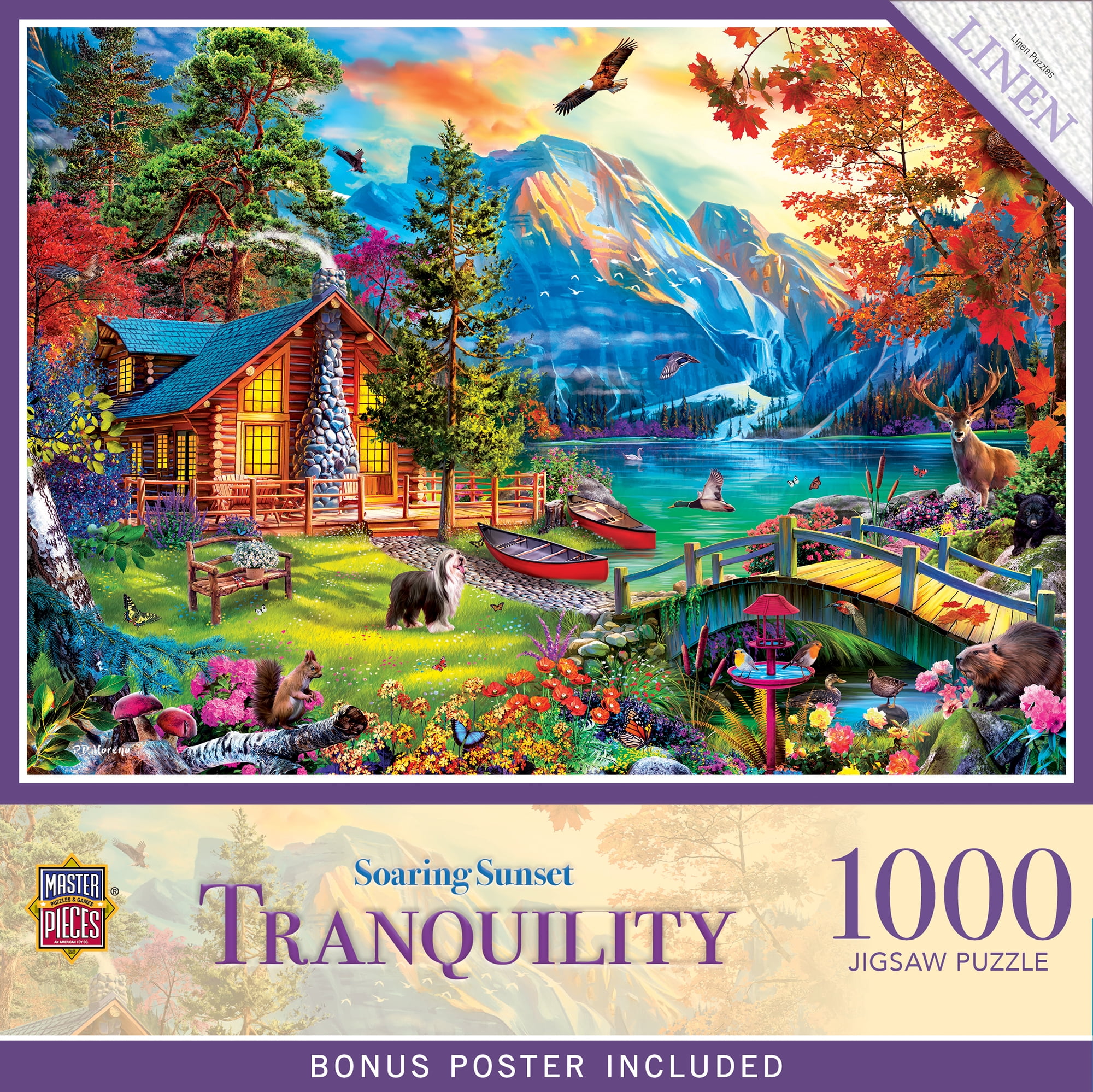 MasterPieces 1000 Piece Jigsaw Puzzle - Soaring Sunset - 19.25"x26.75 ...