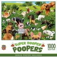 "MasterPieces Super Dooper Pooper 1000 Piece Jigsaw Puzzle - Dogs at ...