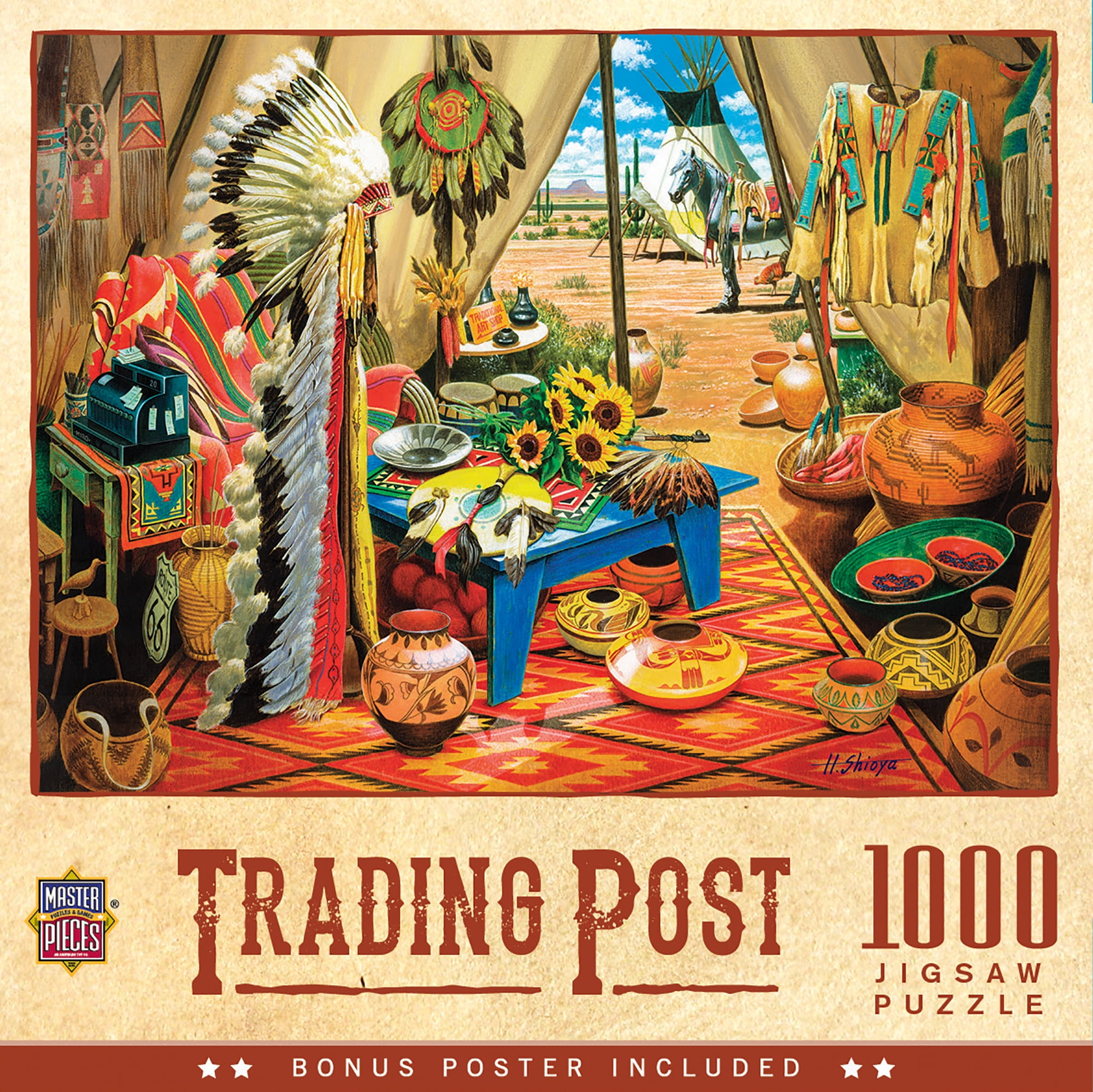 MasterPieces 1000 Piece Jigsaw Puzzle - Trading Post - 19.25"x26.75 ...