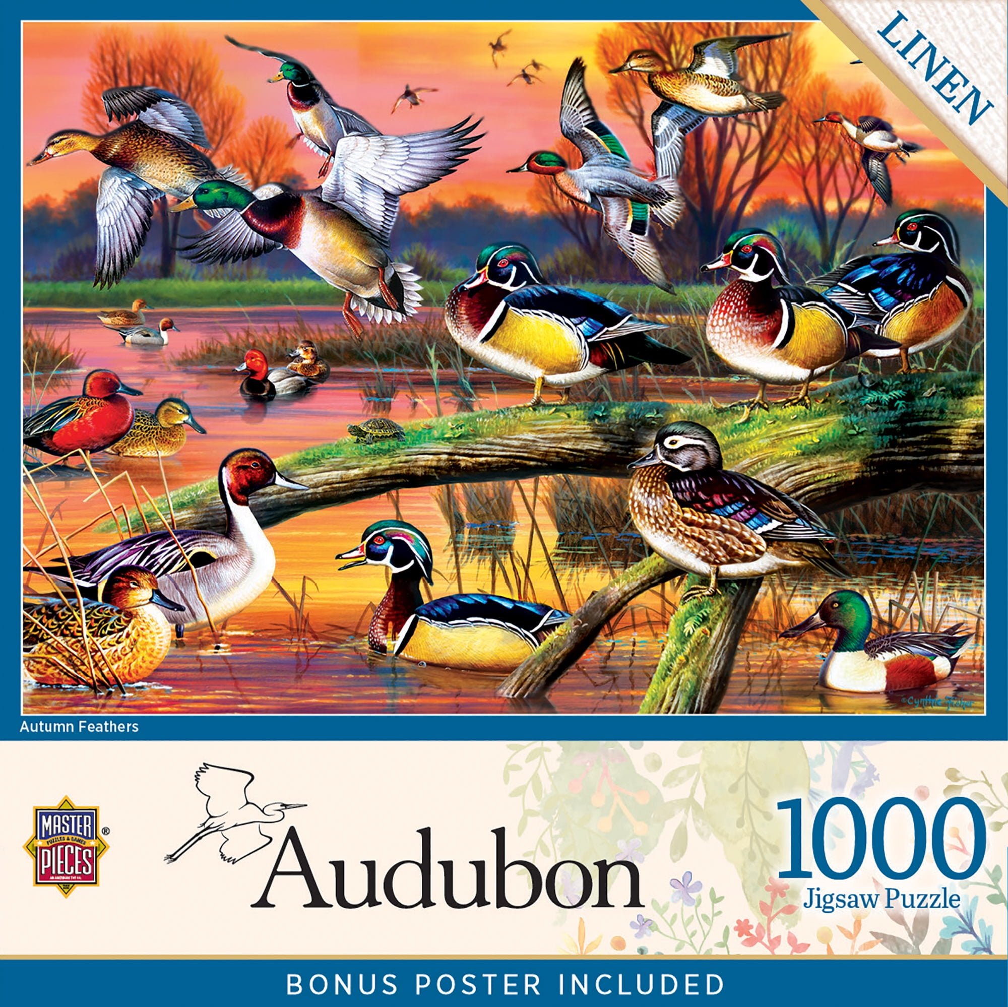 MasterPieces 1000 Piece Jigsaw Puzzle for Adults - Autumn Feathers - 19 ...