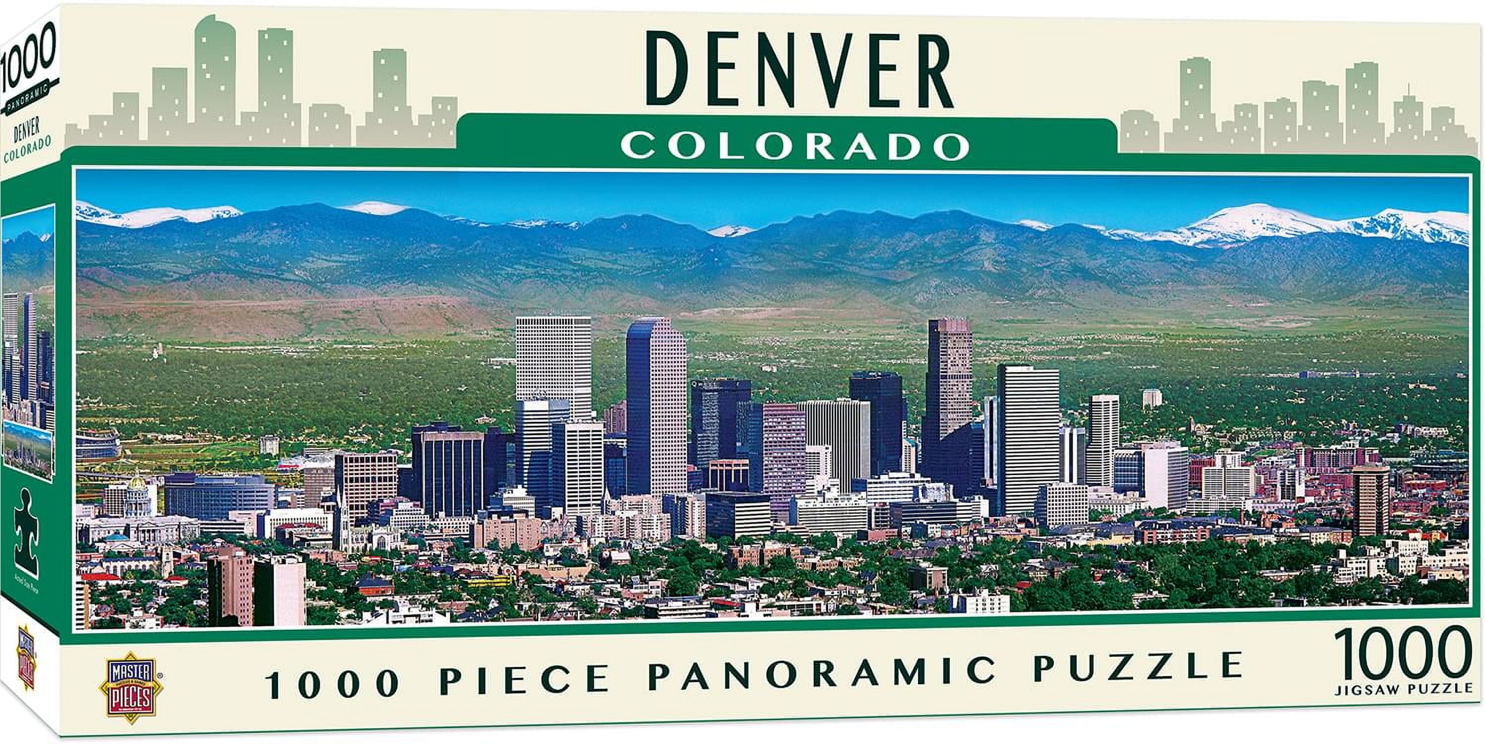 MasterPieces 1000 Piece Panoramic Jigsaw Puzzle - Denver - 13"x39 ...