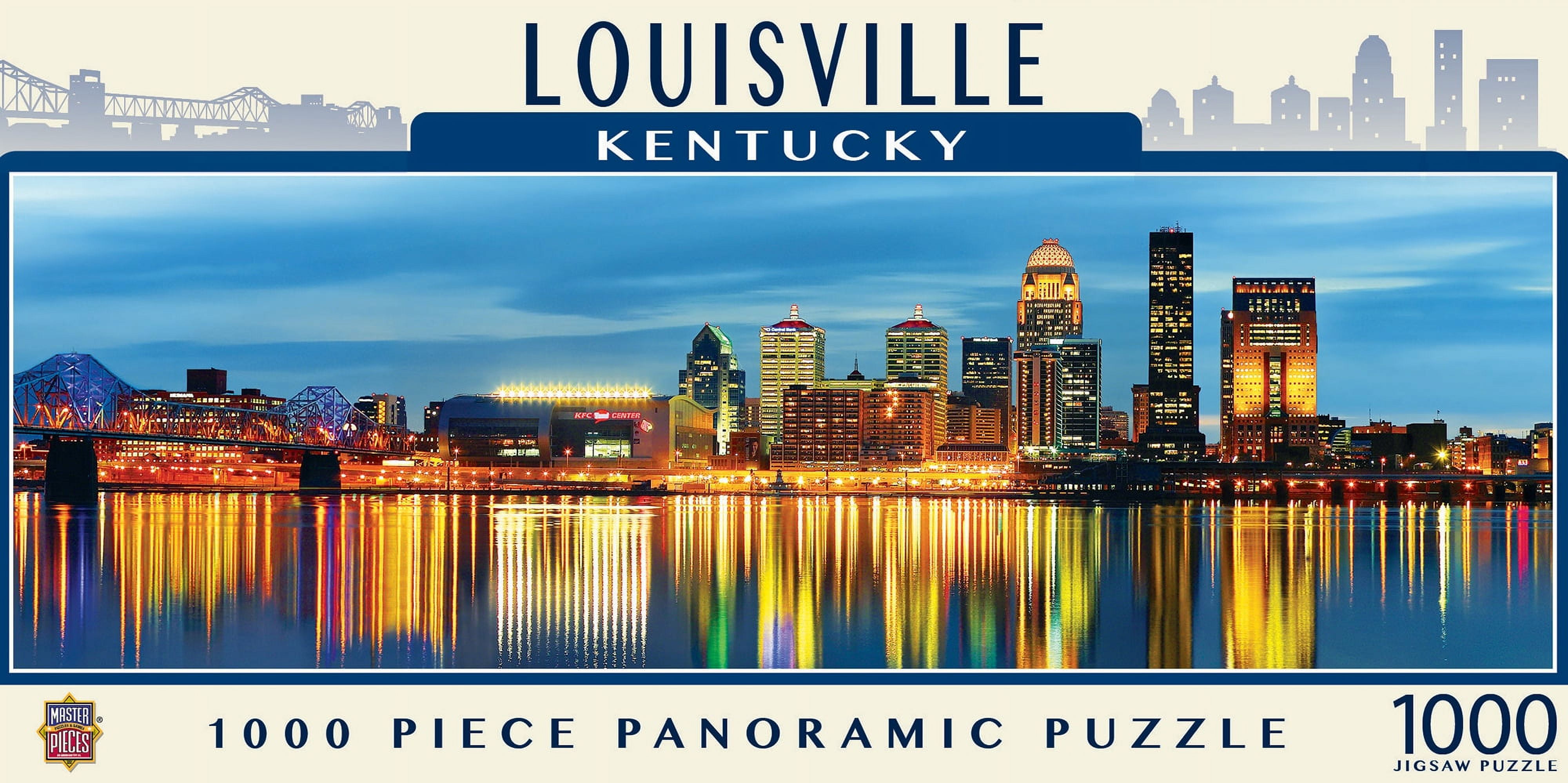 MasterPieces 1000 Piece Panoramic Jigsaw Puzzle - Louisville - 13"x39 ...