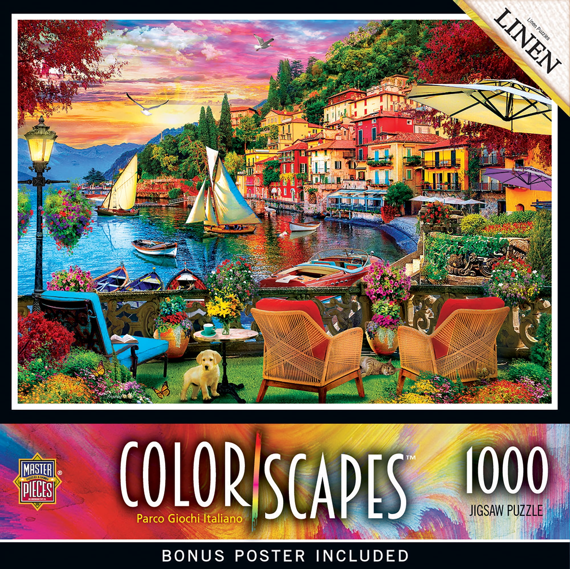 MasterPieces 1000 Piece Puzzle - Parco Giochi Italiano - 19.25"x26.75 ...
