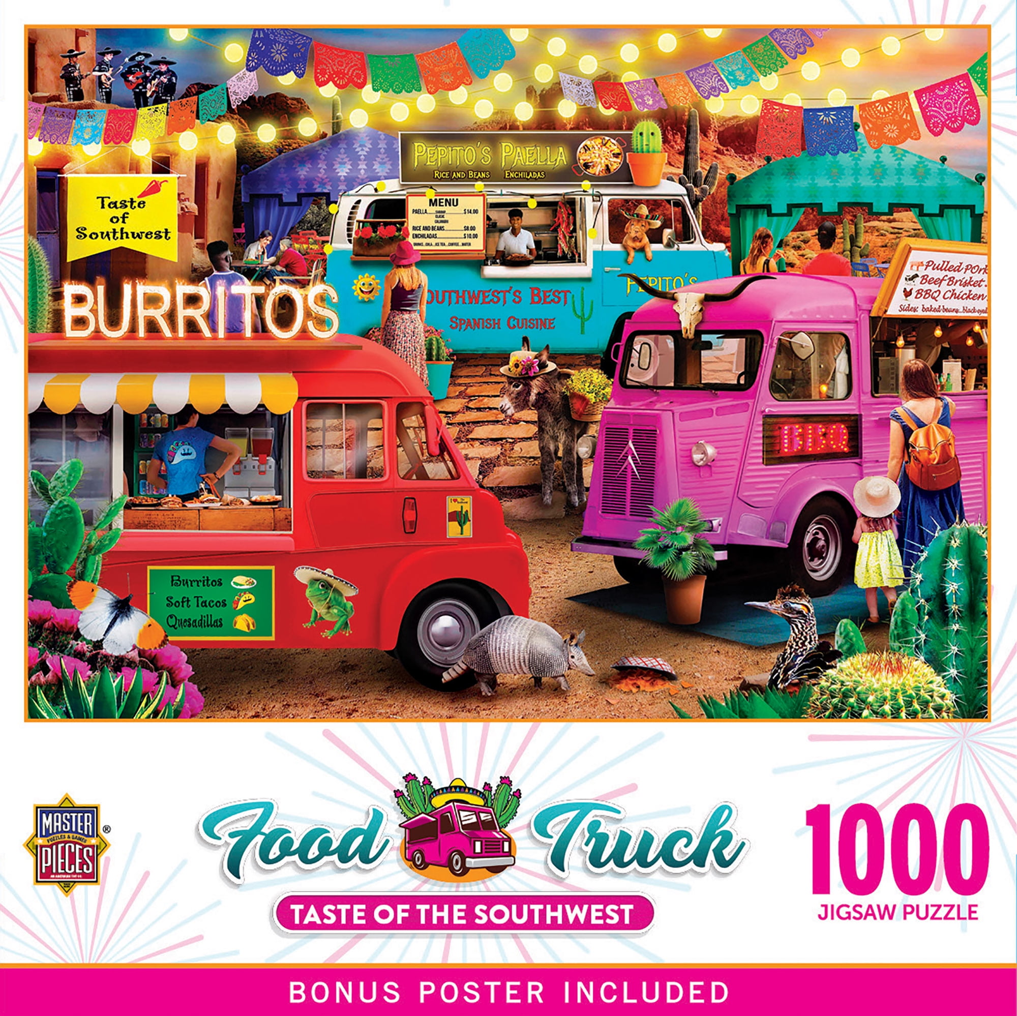 MasterPieces 1000 Piece Puzzle - Taste of the Southwest - 19.25"x26.75 ...