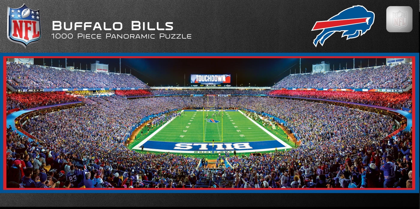 MasterPieces 1000 Piece Sports Panoramic Jigsaw Puzzle - NFL Buffalo ...