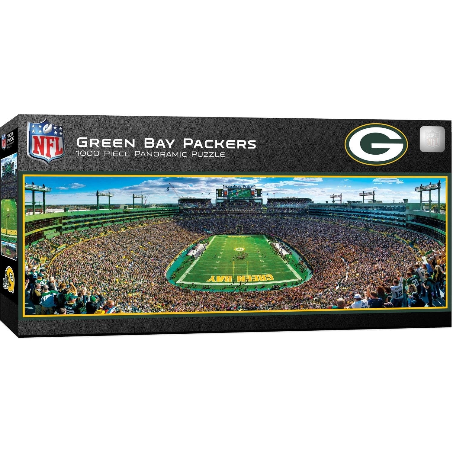 MasterPieces 1000 Piece Sports Panoramic Jigsaw Puzzle - NFL Green Bay ...