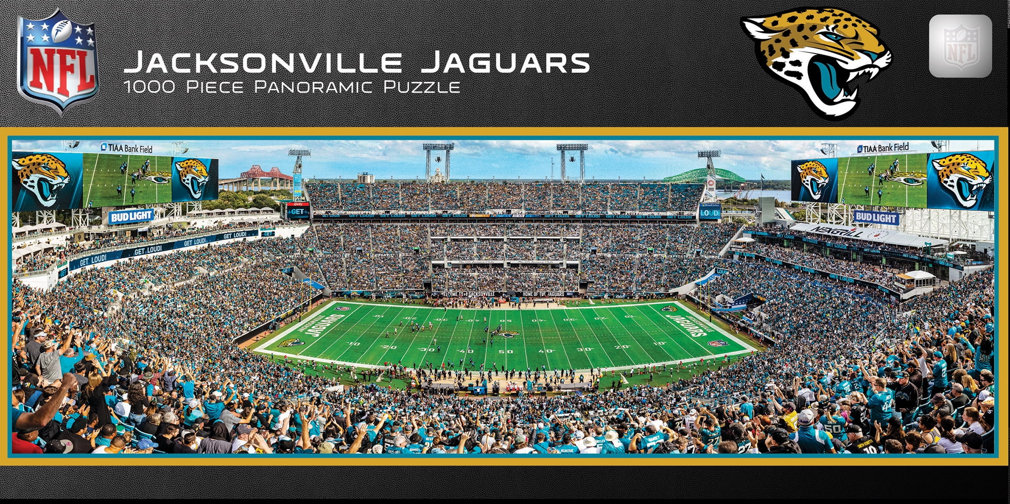 MasterPieces 1000 Piece Sports Panoramic Jigsaw Puzzle - NFL ...