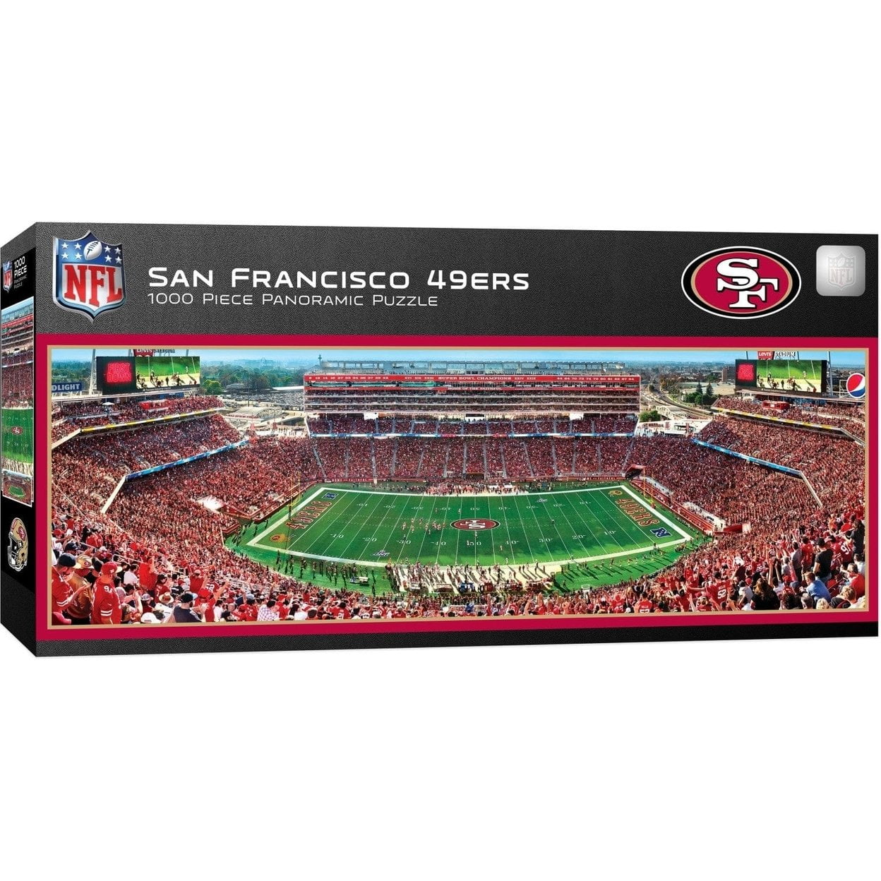 MasterPieces 1000 Piece Sports Panoramic Jigsaw Puzzle - NFL San ...